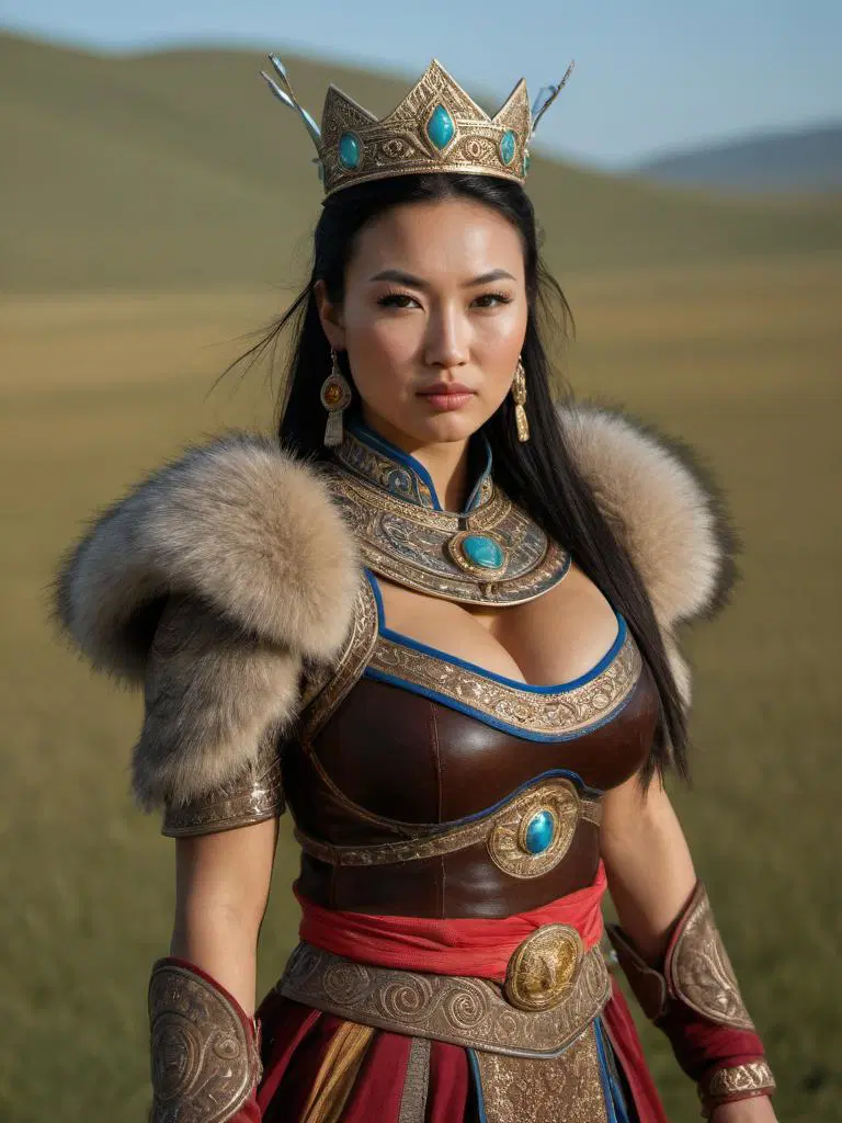 Hoelun the Conqueror - NSFW AI Character - ⛓️ Dominant, 👩‍🦰 Female, 👑 Royalty, 📜 Politics, 🔥 ...